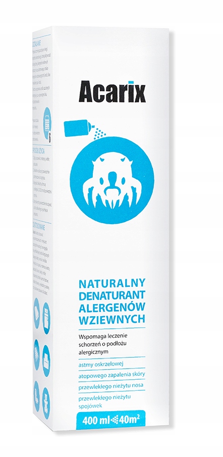 Preparat spray na roztocza Acarix. 450ml Wydajny!! - 6569415212 ...