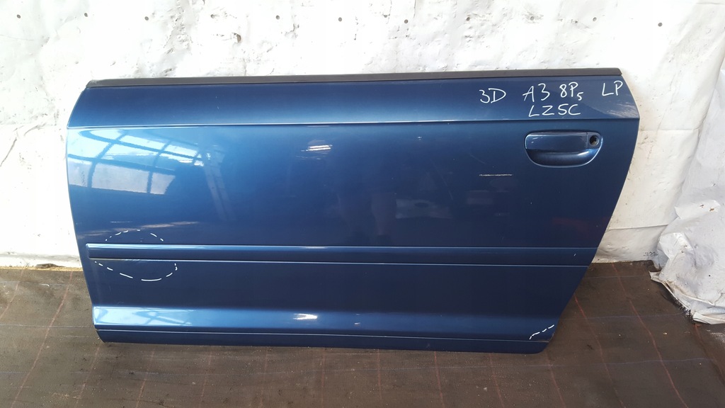 Drzwi lewe 3d LZ5C Audi A3 8P - 12627479979 - oficjalne archiwum Allegro