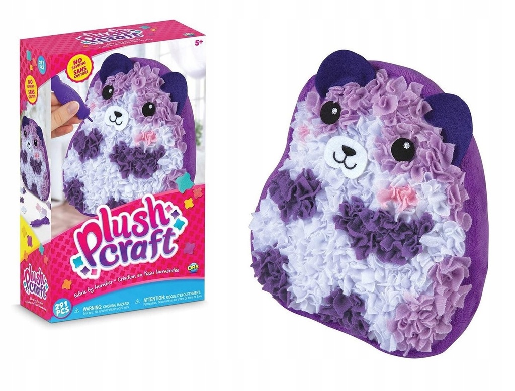 PLUSH CRAFT PODUSZKA CHOMIK ZRÓB SAM PLUSZOWE - 12733634599 - oficjalne ...