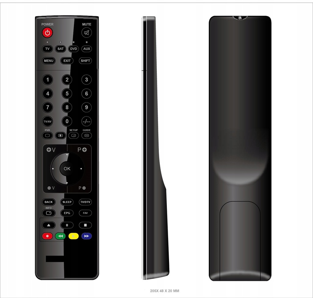 Pilot do TV SHARP GB042WJSA - 7535983285 - oficjalne archiwum Allegro