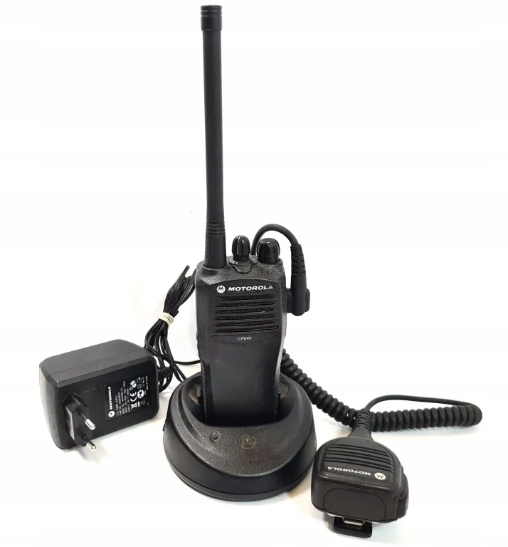 RADIOTELEFON MOTOROLA UHF CP040 + ŁAD - 13637265391 - oficjalne archiwum Allegro