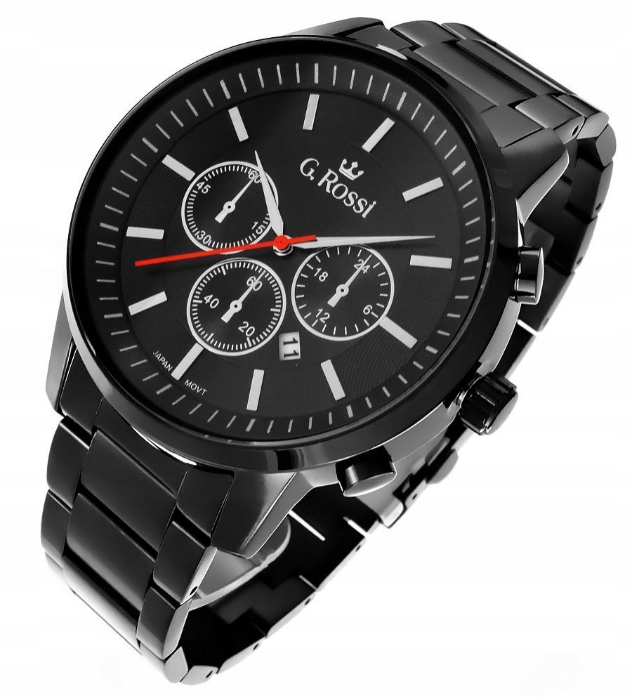 ELEGANCKI ZEGAREK MĘSKI GINO ROSSI WOLDER CZARNY - 7799117164 ... ELEGANCKI ZEGAREK MĘSKI GINO ROSSI WOLDER CZARNY - 7799117164 ...
