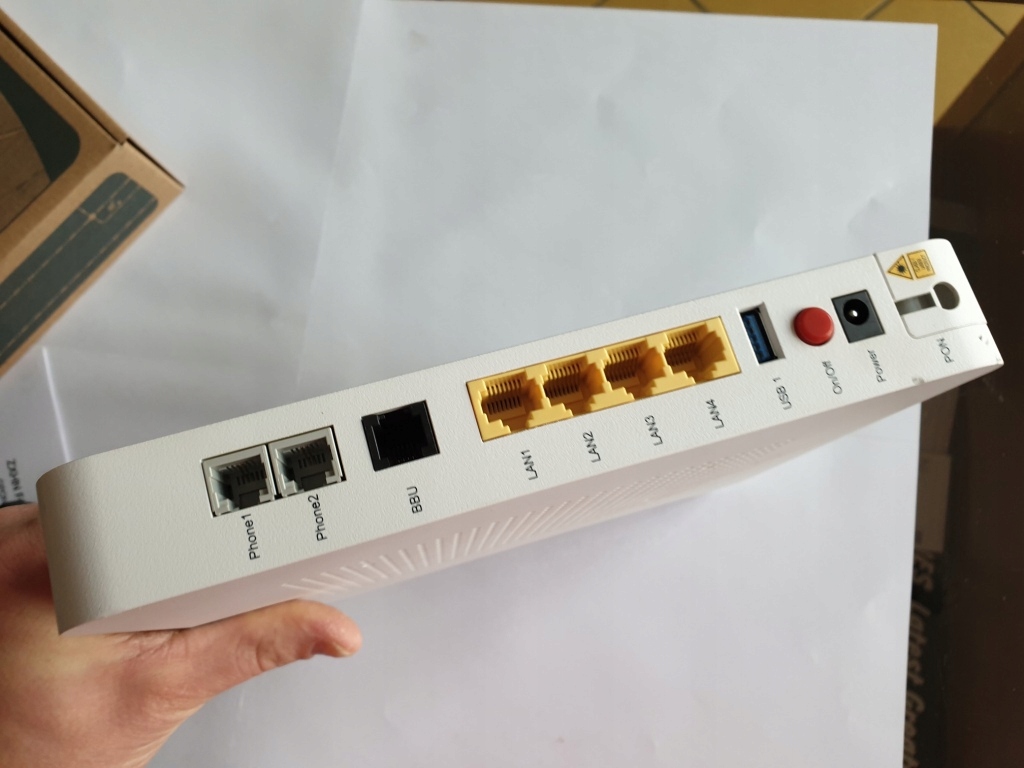 ROUTER ZTE ZXHN F680 STAN DOBRY BIAŁY GWR KONIN - 9172490214 ...