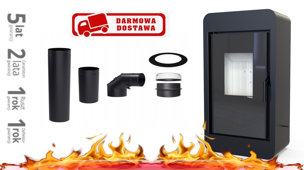 Piec stalowy DEFRO HOME PICO 6,6 kW RURY GRATIS!!! - 13920121016 ...