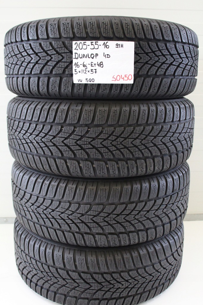 OPONY ZIMOWE DUNLOP WINTER SPORT 4D 205/55/16 91H - 7736726226 - oficjalne archiwum Allegro