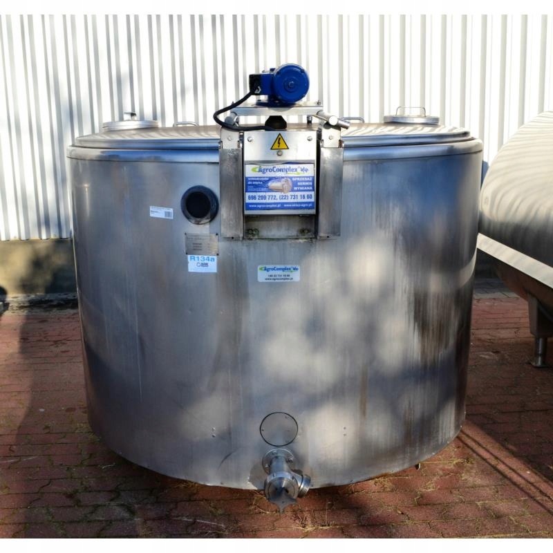 Schładzalnik zbiornik do mleka WEDHOLMS 1250L - 12872196646 - oficjalne ...