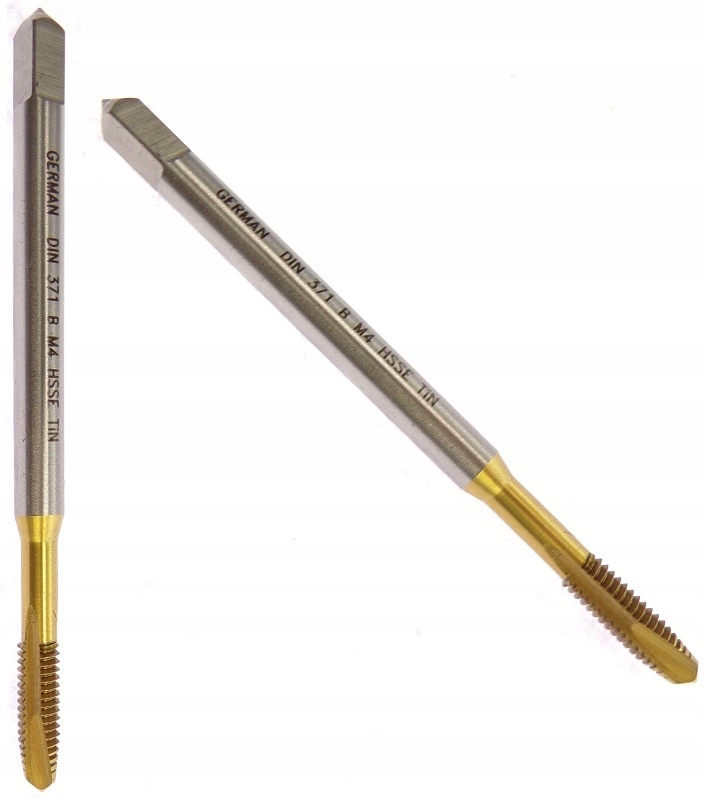 GWINTOWNIK MASZYNOWY M4 4mm HSS-E TIN KOBALTOWY - 13303159153 - oficjalne archiwum Allegro