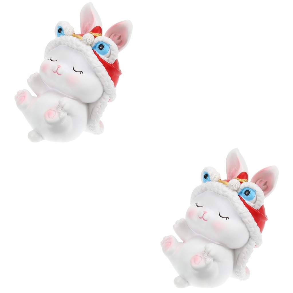 2x Mały królik rysunek Lew taniec rysunek - 12997235676 - oficjalne ...