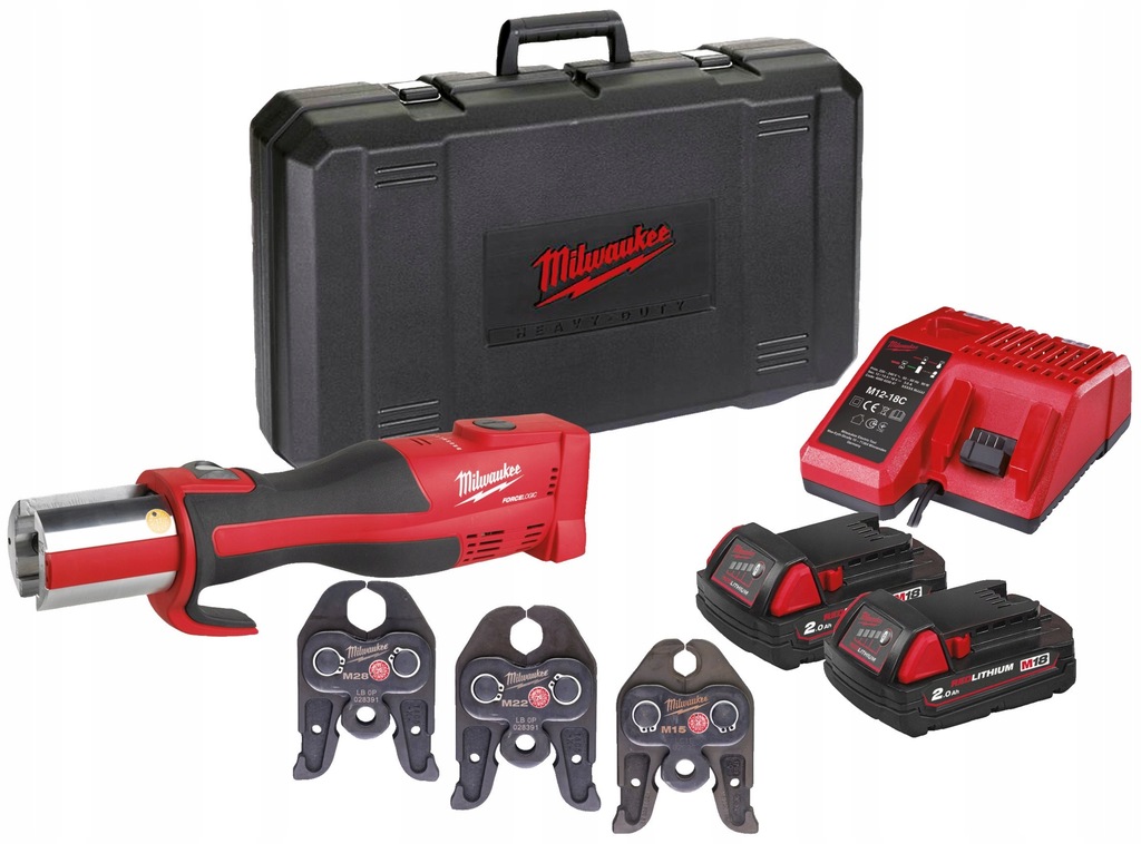 Zaciskarka do rur 18V Milwaukee M18BLHPT-202C VSET - 12467017460 ...