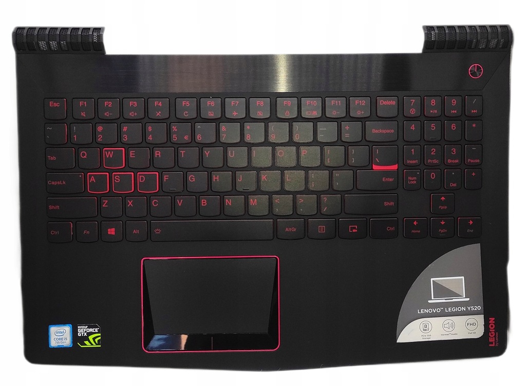 Obudowa Palmrest LENOVO Legion Y520-15IKBN AP13B000300 - 17189150542 - oficjalne archiwum Allegro