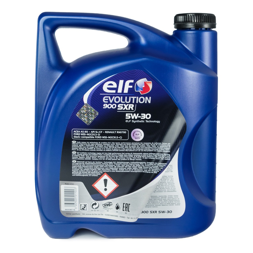 ELF EVOLUTION SXR 5W30 7L RENAULT RN0700 - 7563207815 - oficjalne ...