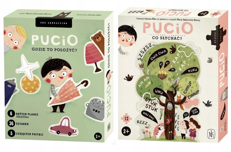 PUCIO PUZZLE CO SŁYCHAĆ + PUCIO GDZIE TO POŁOŻYĆ ? - 9953545776 ...