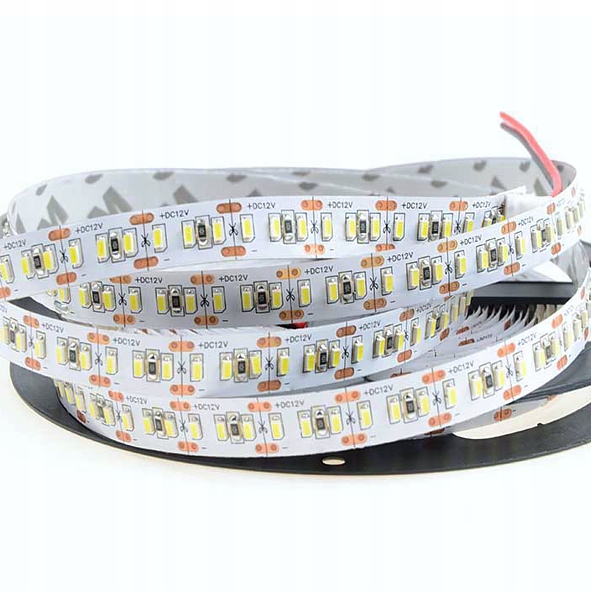 Taśma LED 20W/1mb GĘSTA 12V IP20 Zimna super mocna - 13324704433 ...