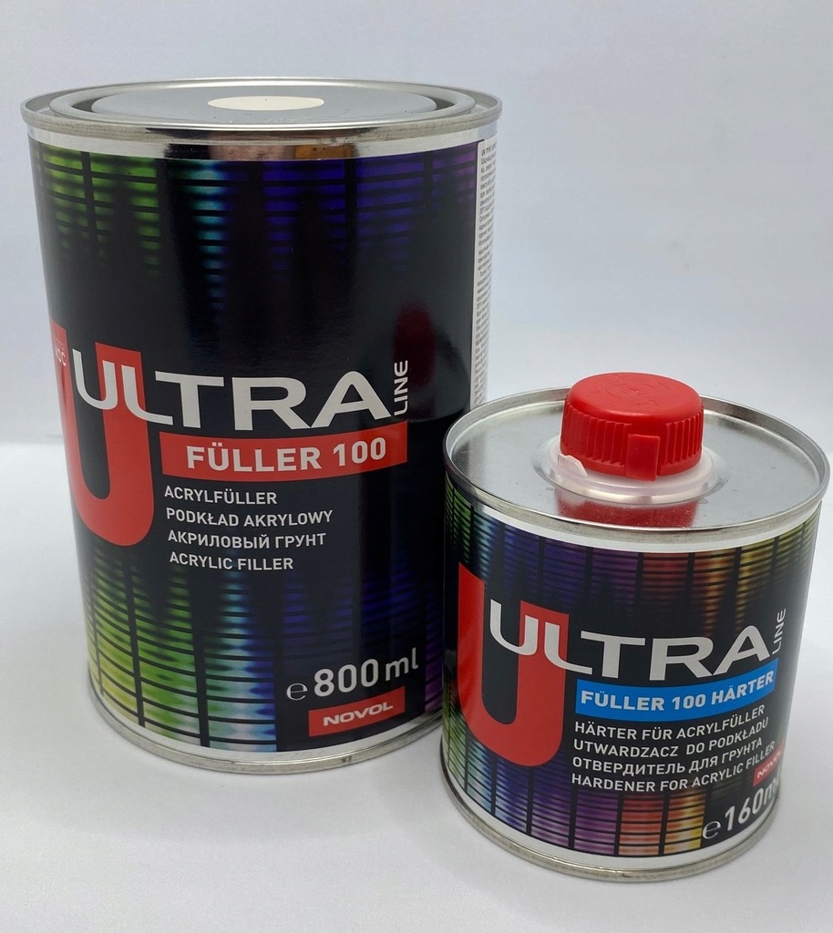 NOVOL ULTRA 100 Podkład Akrylowy Beżowy 0,8l + UTW - 12340017784 ...