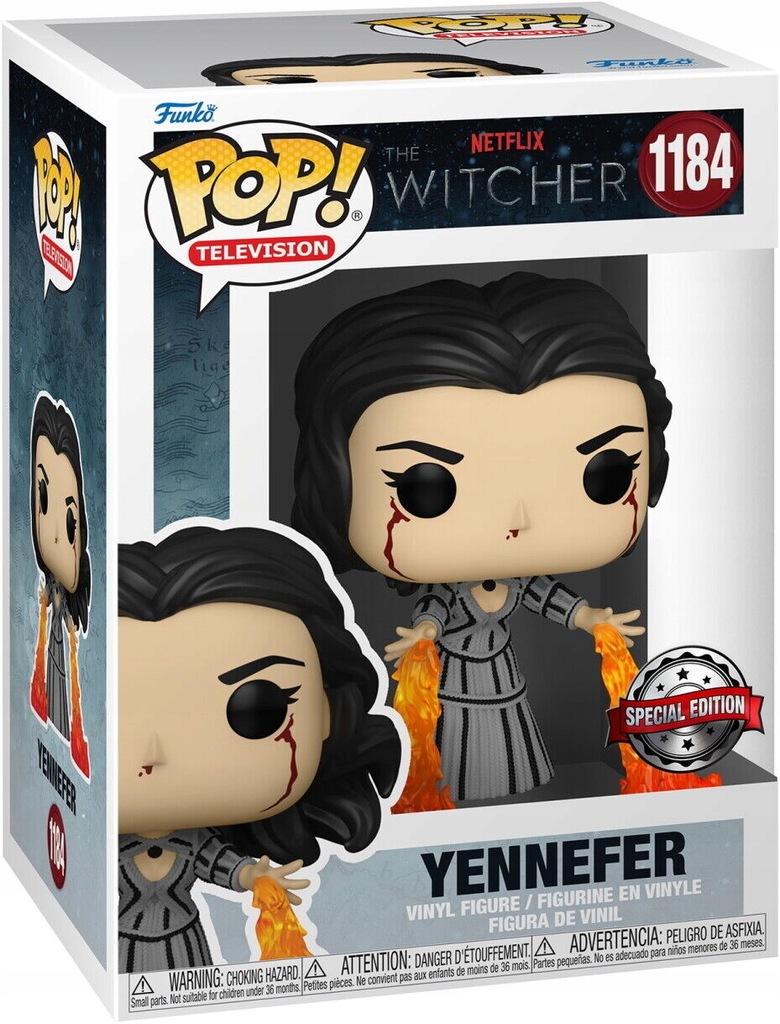 FUNKO POP The Witcher Wiedźmin Yennefer Fire Magic - 13573296428 ...