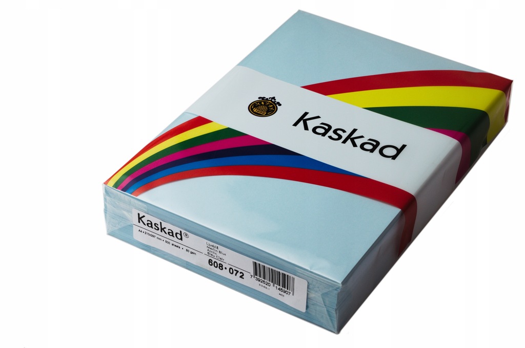 Papier KASKAD kolorowy 72 niebieski 80g 500 ark A4 - 11598800582 ...