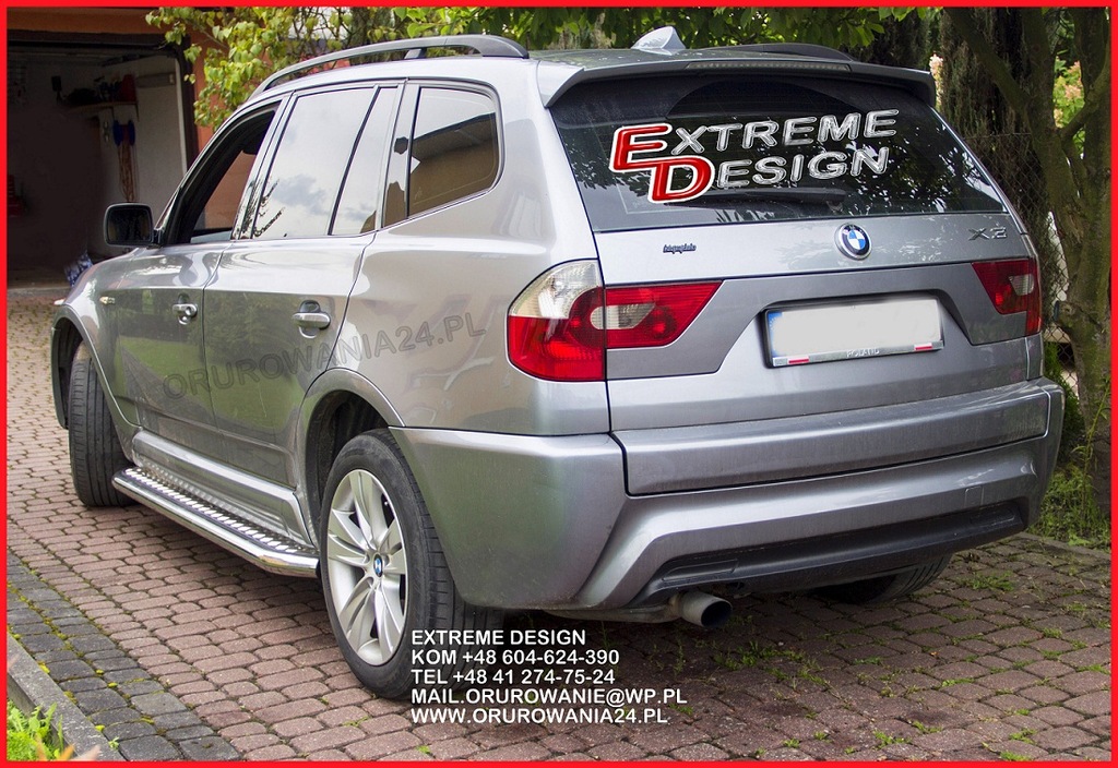 ORUROWANIE BMW X3 X5 X6 BOKI STOPNIE BOCZNE RURY - 7881318387 - oficjalne archiwum Allegro