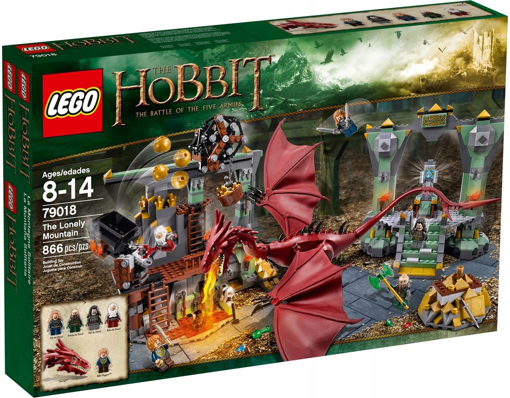 LEGO HOBBIT 79018 SAMOTNA GÓRA SMAUG SMOK - 8332172478 - oficjalne ...
