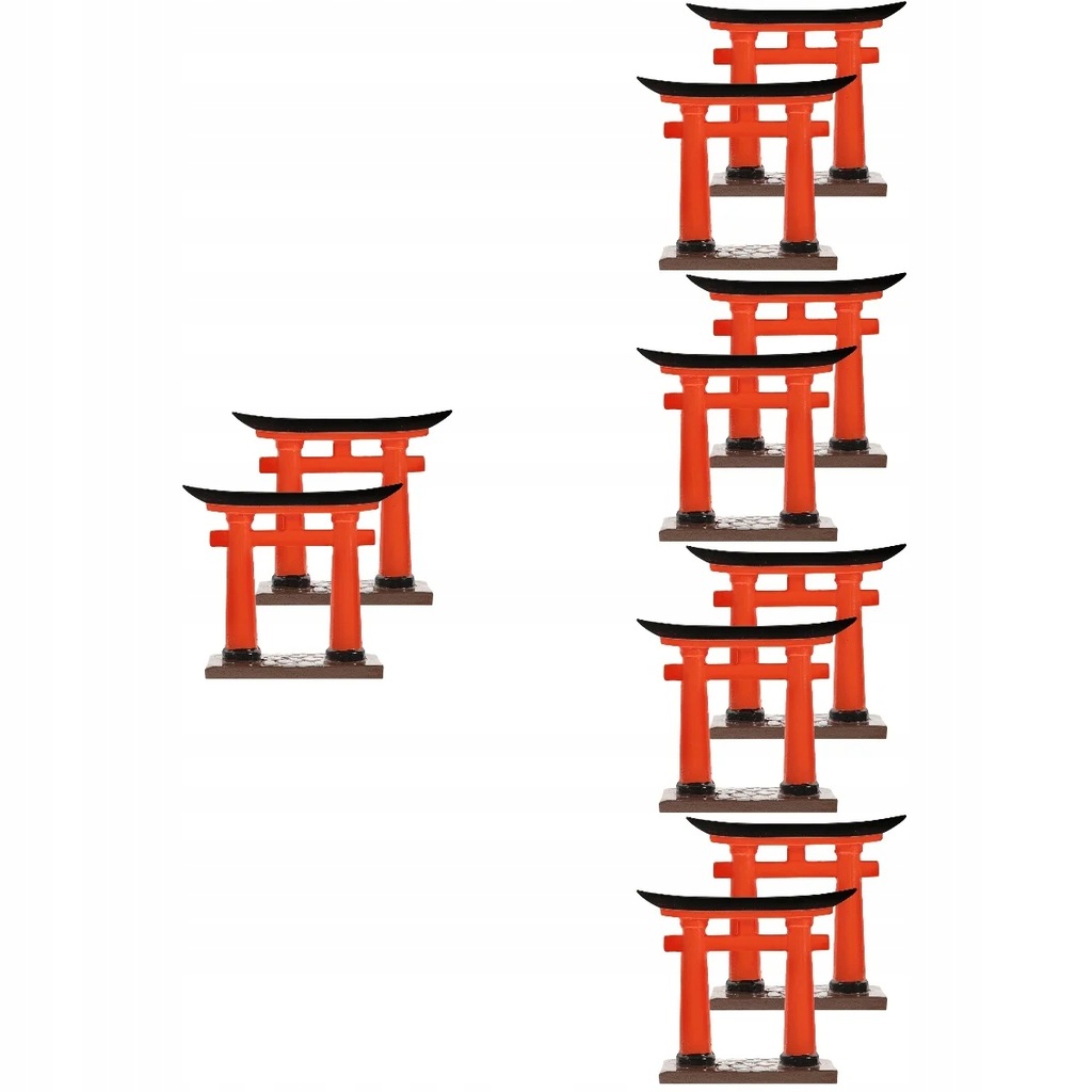 Japanese Shrine Gate Torii Miniature 10 Pcs - 13750826423 - oficjalne ...