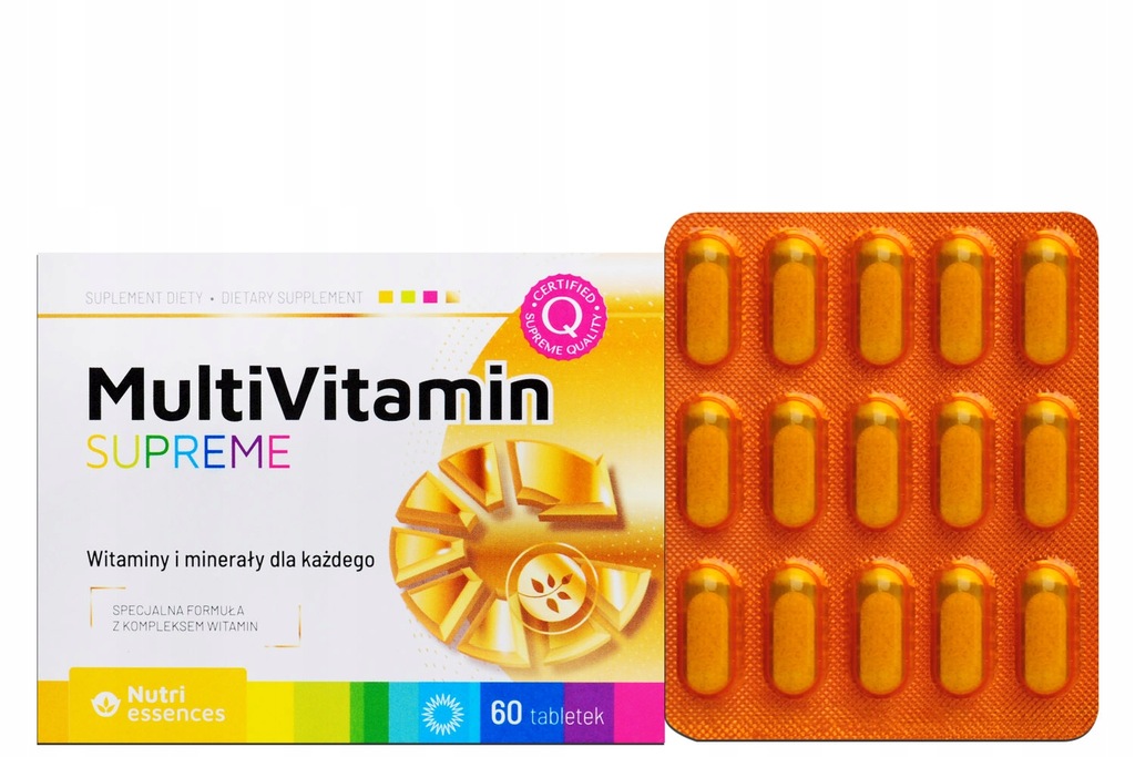 SUPREME MultiVitamin witaminy i minerały 60 tab - 13596527249 ...