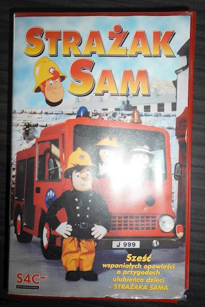 Strażak Sam - VHS kaseta video - 7413886381 - oficjalne archiwum Allegro