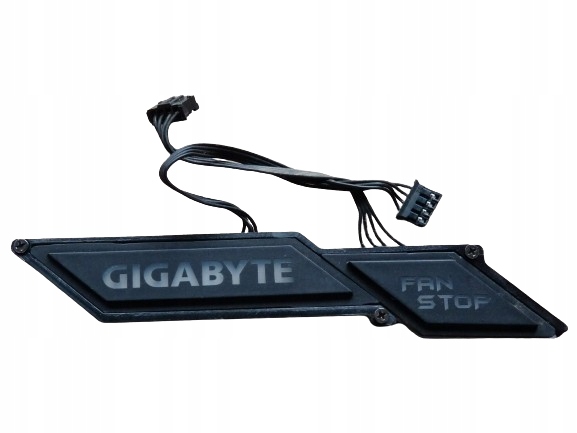 Podświetlane Logo do Kart Graficznych LED Gigabyte / Fan Stop Aorus ...