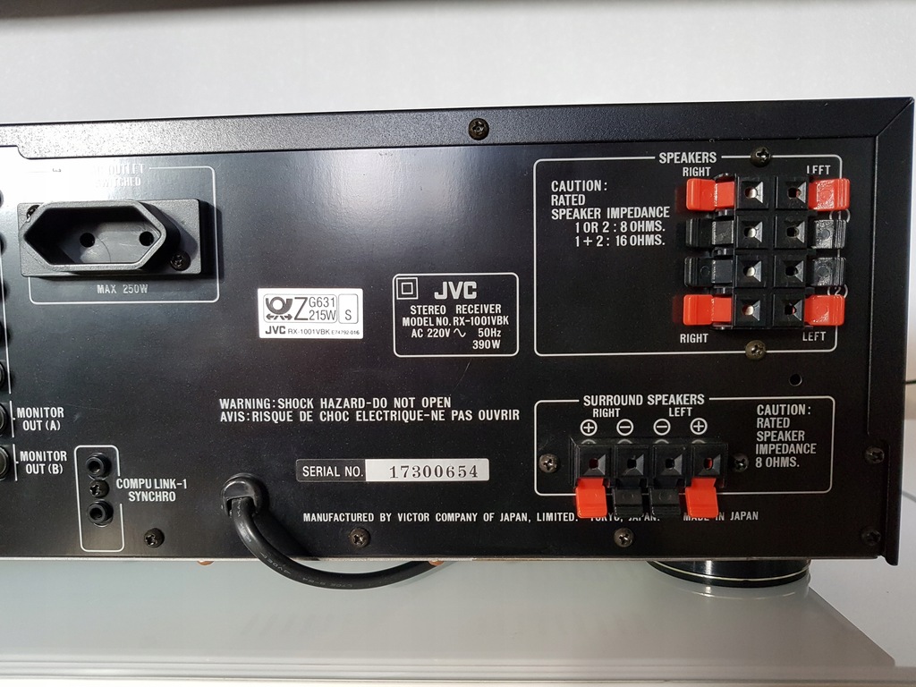 Flagowy amplituner JVC RX-1001V - 11671251541 - oficjalne archiwum Allegro