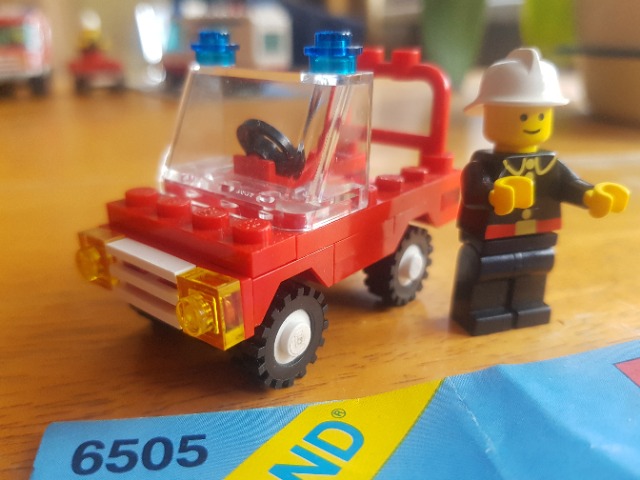 LEGO 6505 wóz komendanta Straż Pożarna Fire Car - 11567876351 ...