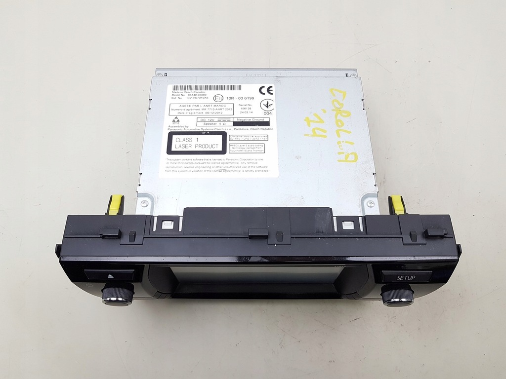 Купить Навигация Toyota Corolla 86140-02080 CV-VS73F0AE: отзывы, фото и ...
