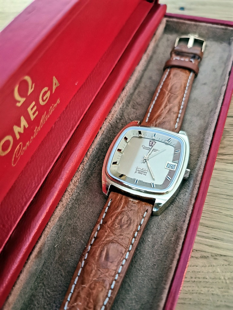 Omega Constellation f300Hz Jumbo REF. 198.0027 - 11611051041 - oficjalne archiwum Allegro