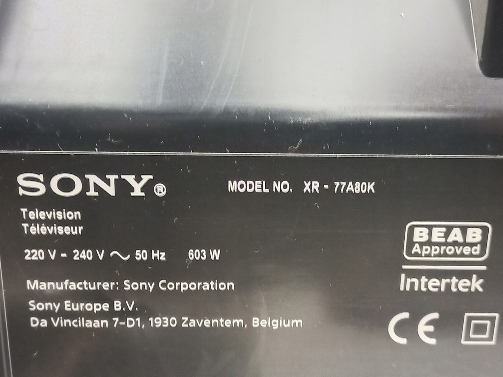 Pilot RMT-TX440E z SONY XR-77A80K - 12877499185 - oficjalne archiwum ...