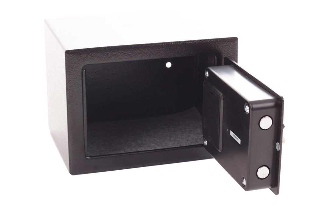 SEJF MINI MAŁY BIUROWY ELEKTRONICZNY NA KOD KLUCZ - 7364959257 ...