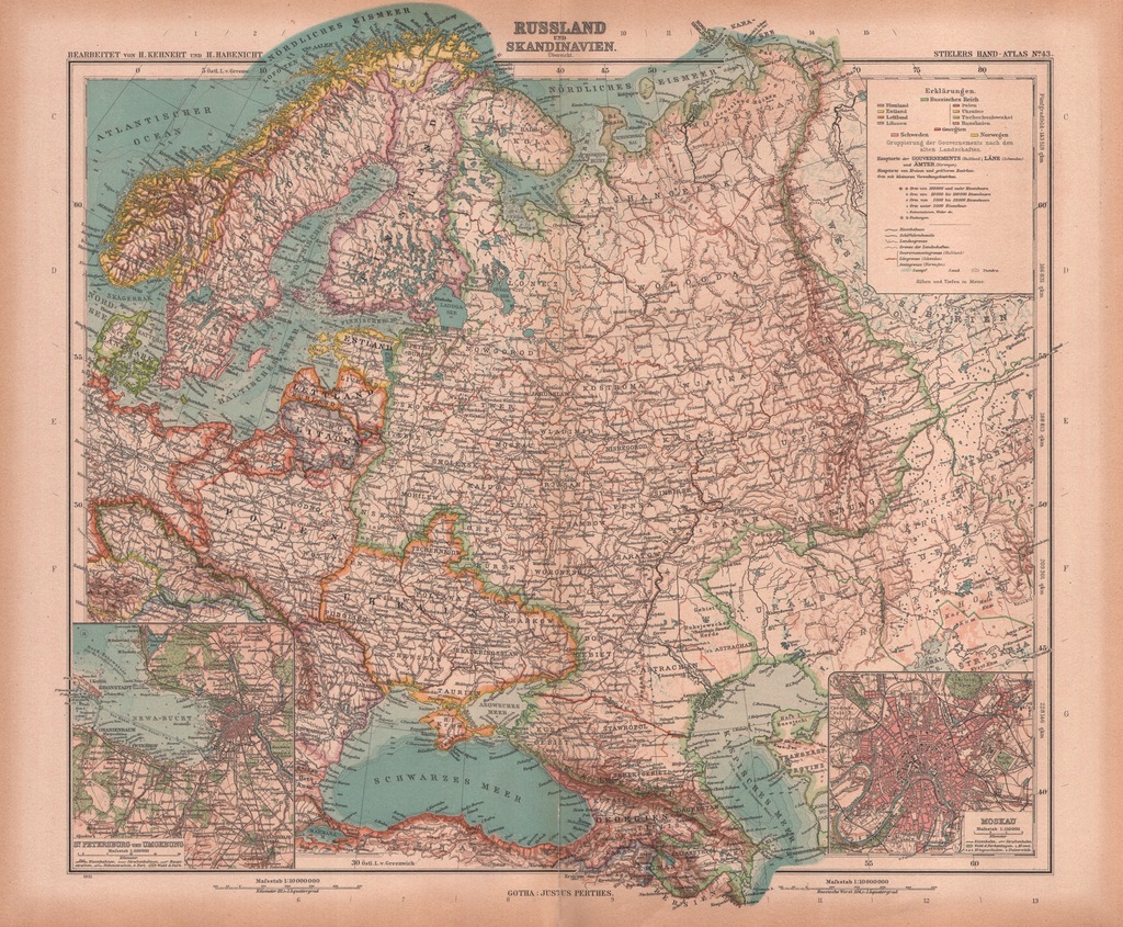 POLSKA II RP UKRAINA ROSJA MAPA 1921 r. ORYGINAŁ - 13777531018 ...