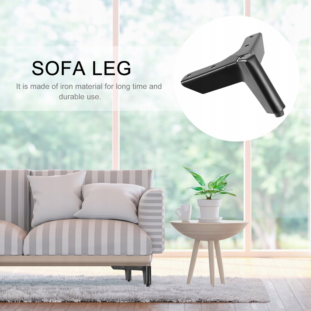 Black Metal Tea Table Leg Bench Coffee Legs - 13722966925 - oficjalne ...