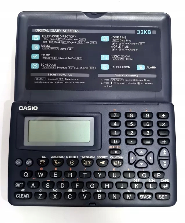 KALKULATOR BIUROWY CASIO DIGITAL DIARY SF-3300A - 12669461727 ...