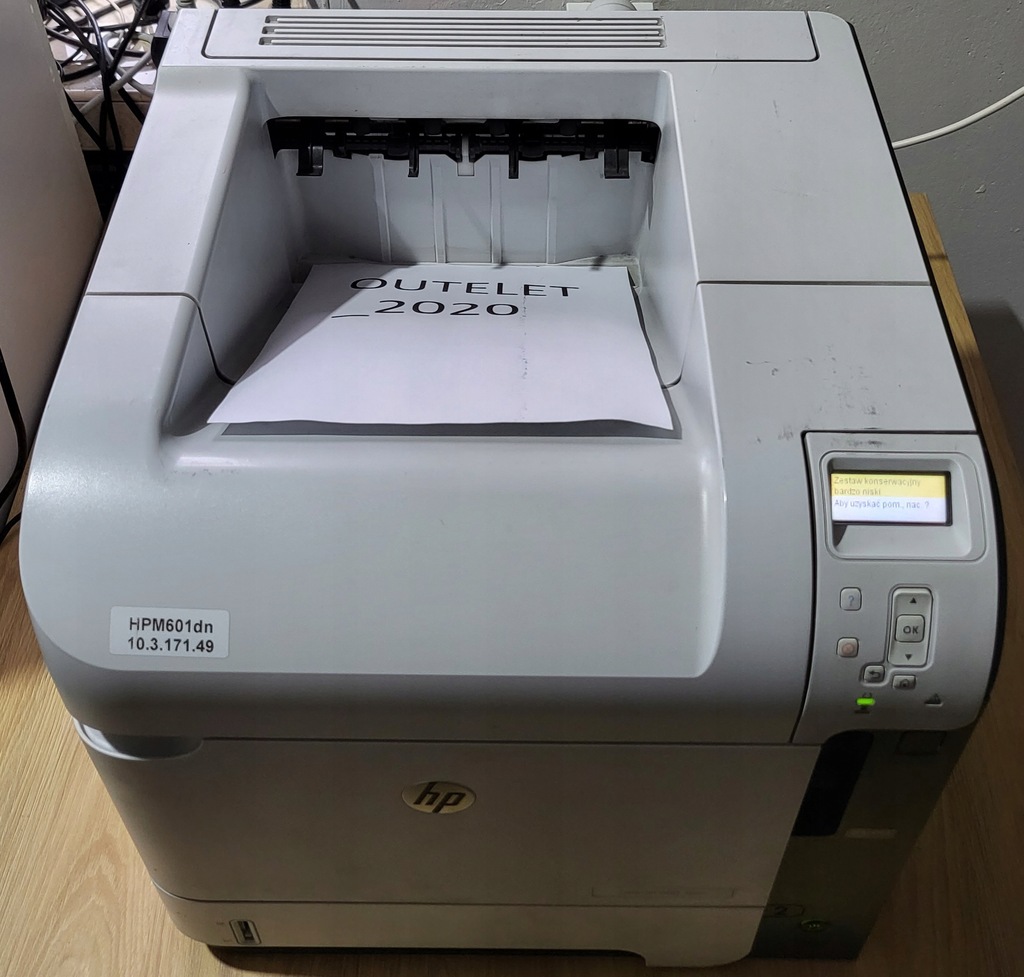 Drukarka HP LASERJET 600 M601 ŻURV2 - 12988034989 - oficjalne archiwum ...