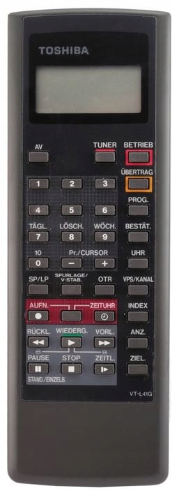 PILOT TOSHIBA VT-L41G VCR ORYGINAŁ - 12749462746 - oficjalne archiwum Allegro