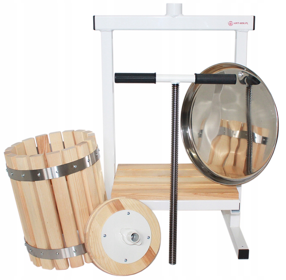 Prasa do owoców śrubowa wyciskarka soku 12l wino - 8935292799 ...