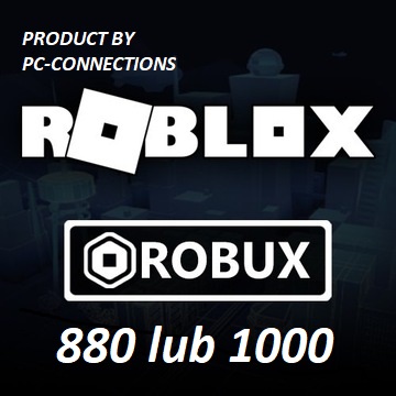 ROBLOX GIFTCARD 880 ROBUX lub 1000 ROBUX PREMIUM - 11266816086 ...