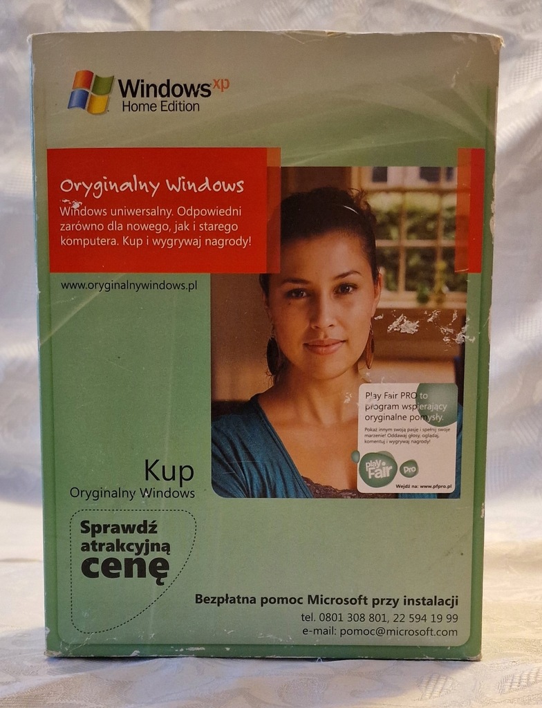 WINDOWS XP HOME EDITION+KLUCZ - 13062541760 - oficjalne archiwum Allegro