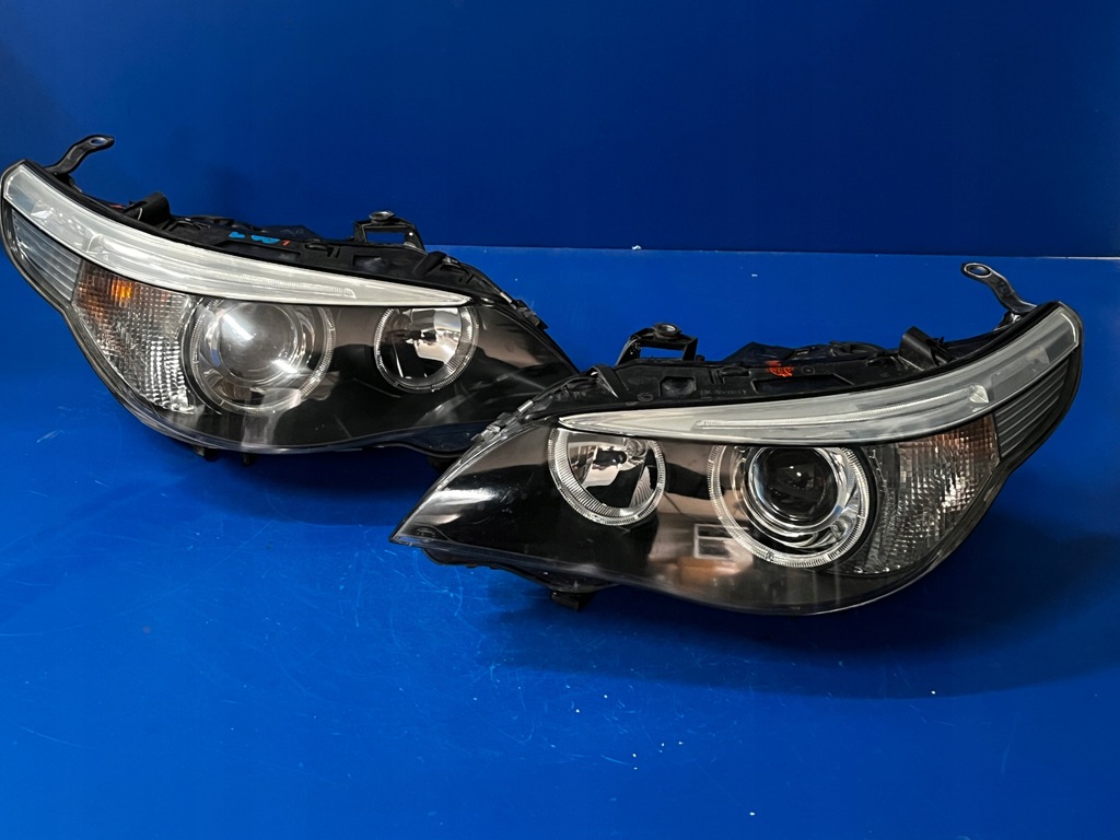 LAMPY BI XENON D2S BMW E60 E61 HELLA EUROPA BDB - 13622967871 - oficjalne archiwum Allegro