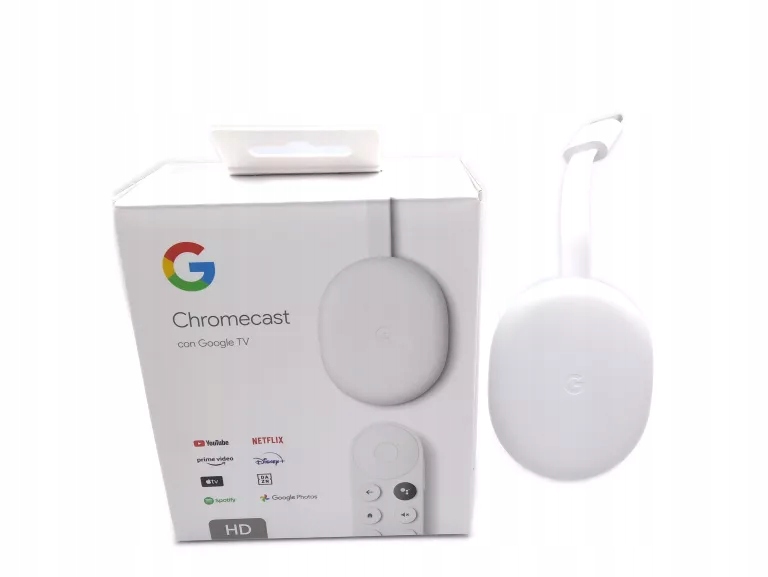GOOGLE CHROMECAST 4.0 HD G454V KOMPLET - 15134570047 - oficjalne ...