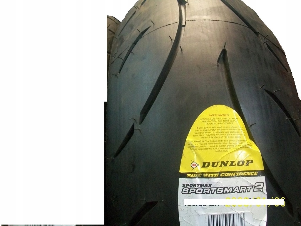 opona 190/50/17 dunlop sportsmart 2 190/50ZR17 max - 15870452379 ...