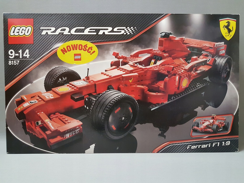 LEGO Racers 8157 Ferrari F1 1:9 - NOWY UNIKAT - 8526069245 - oficjalne ...