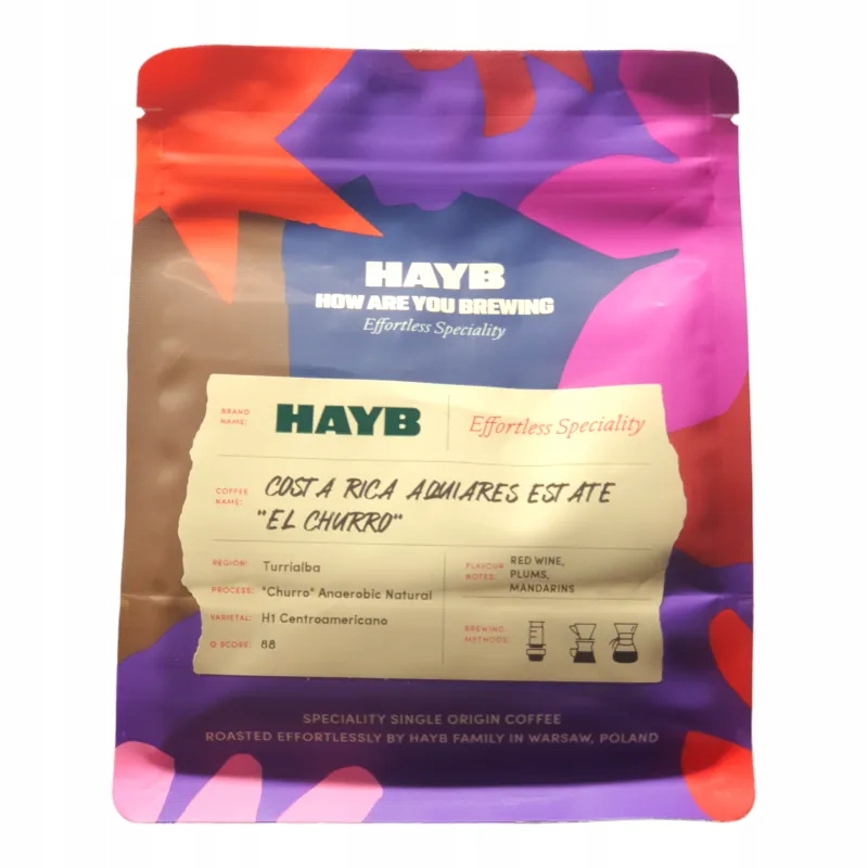 Hayb Kostaryka Aquiares Estate El Churro 200g - 15121345913 - oficjalne ...