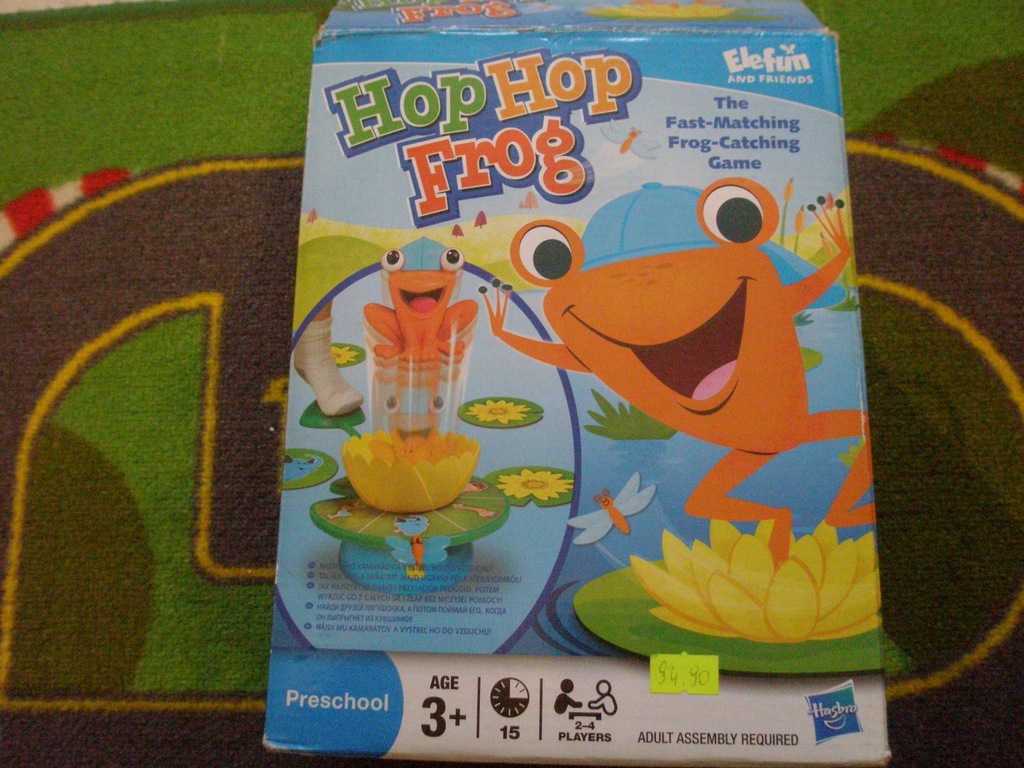 Gra Hop Hop Frog Hasbro , zręcznościowa - 7984303508 - oficjalne ...