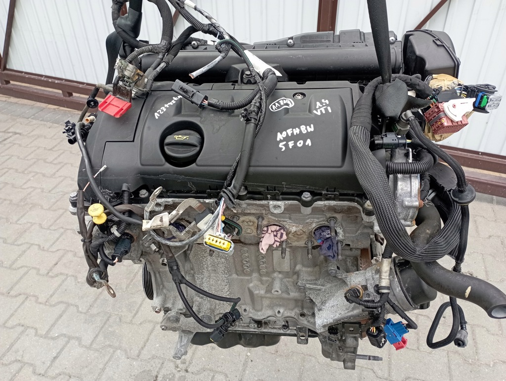 CITROEN PEUGEOT SILNIK KOMPLETNY 1.6 VTI 5F01 - 14065759624 - oficjalne archiwum Allegro