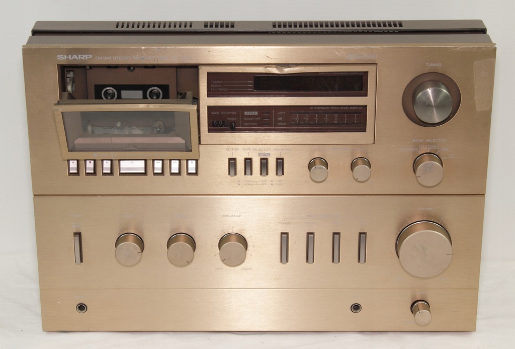 RADIOMAGNETOFON SHARP SC-1250 HB !!! - 12741381626 - oficjalne archiwum Allegro