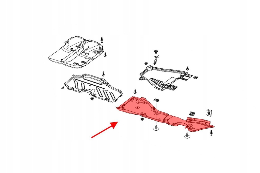 MERCEDES GLS X167 OSŁONA PODWOZIA PRAWA 1676803200 - 12536898033 ...