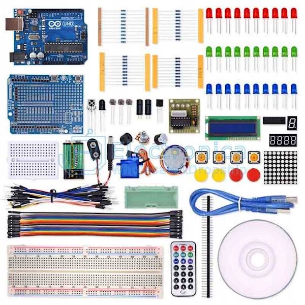 ZESTAW ARDUINO UNO R3 CH340 STARTER KIT XL PREZENT - 13109053385 - oficjalne archiwum Allegro